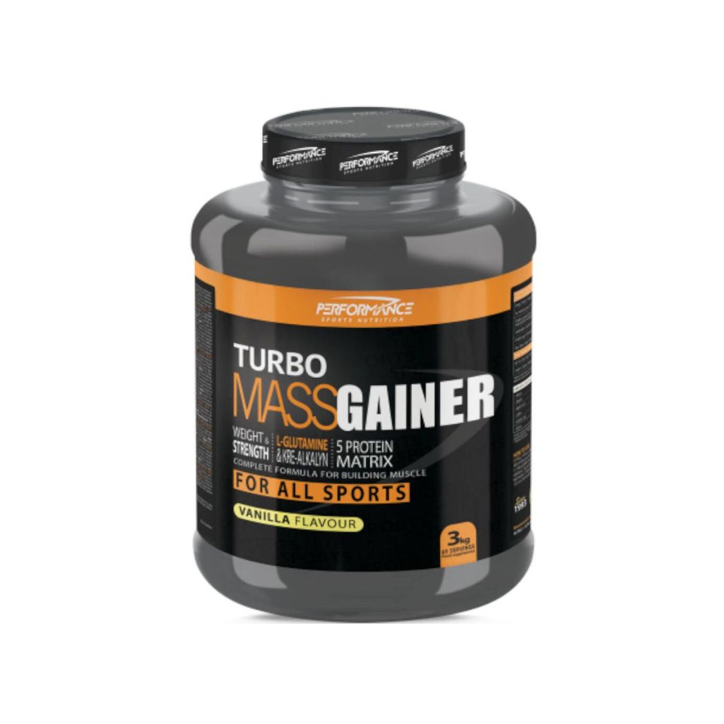 Turbo Mass Gainer 3kg Vanille PERFORMANCE – EUCALYPTUS